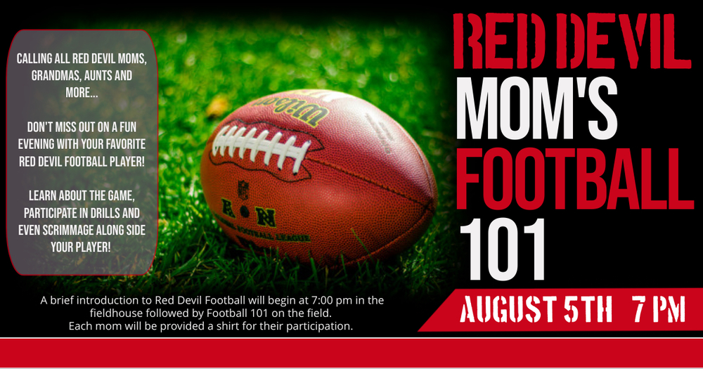 Red Devils mom football | Atkins High School